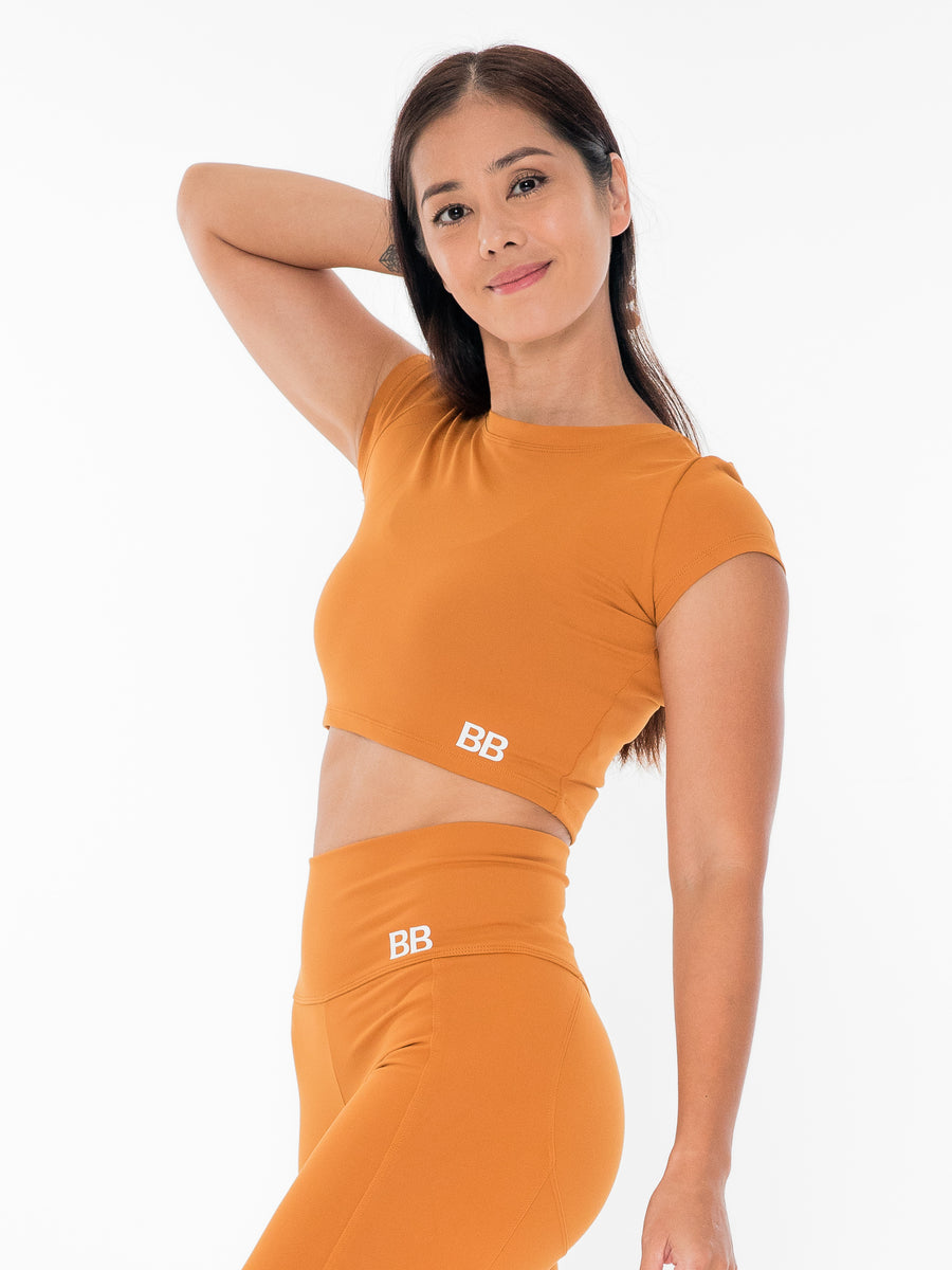 Glam Crop Top - Squash – Bunny Bodies